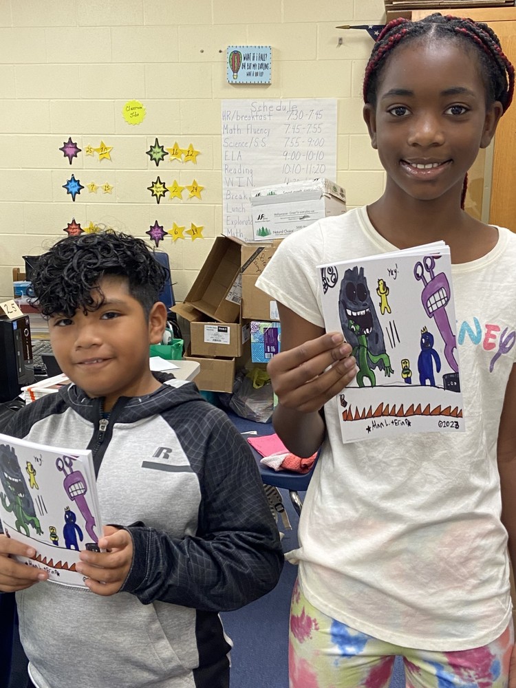 LK Students write and illustrate a comic series | L.K. Moss Elementary ...
